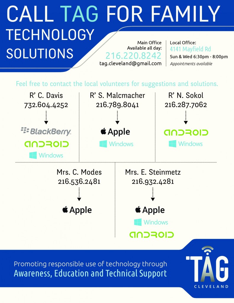 Call TAG for Family Technology Solutions