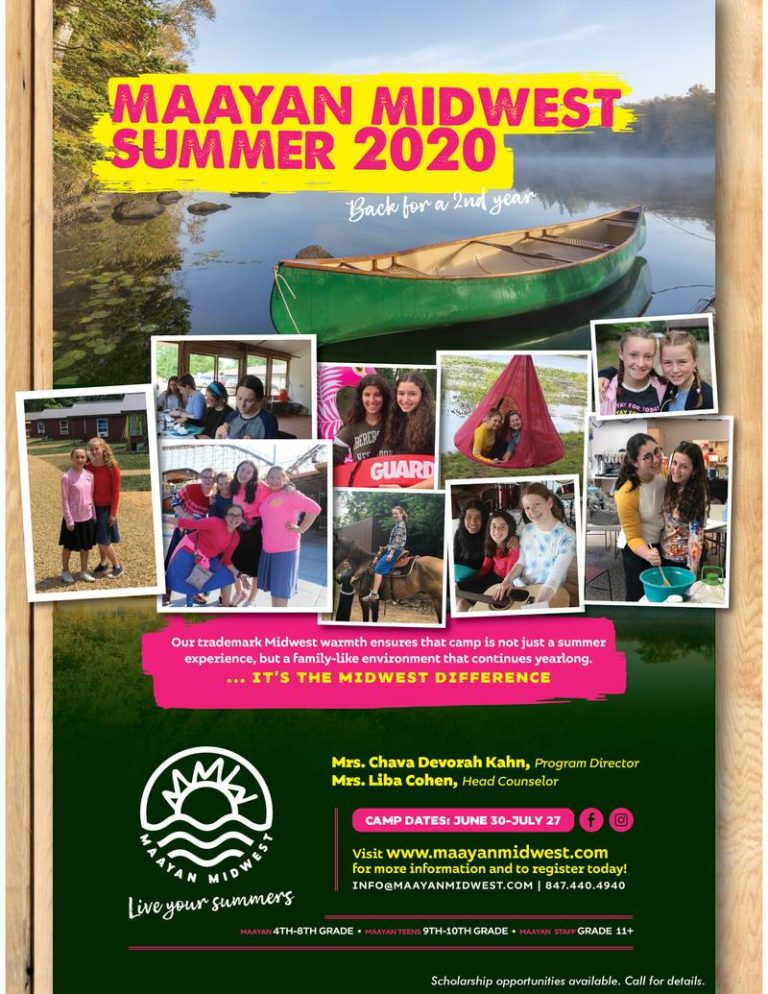 Back for Another Amazing Summer! Camp Maayan Midwest!