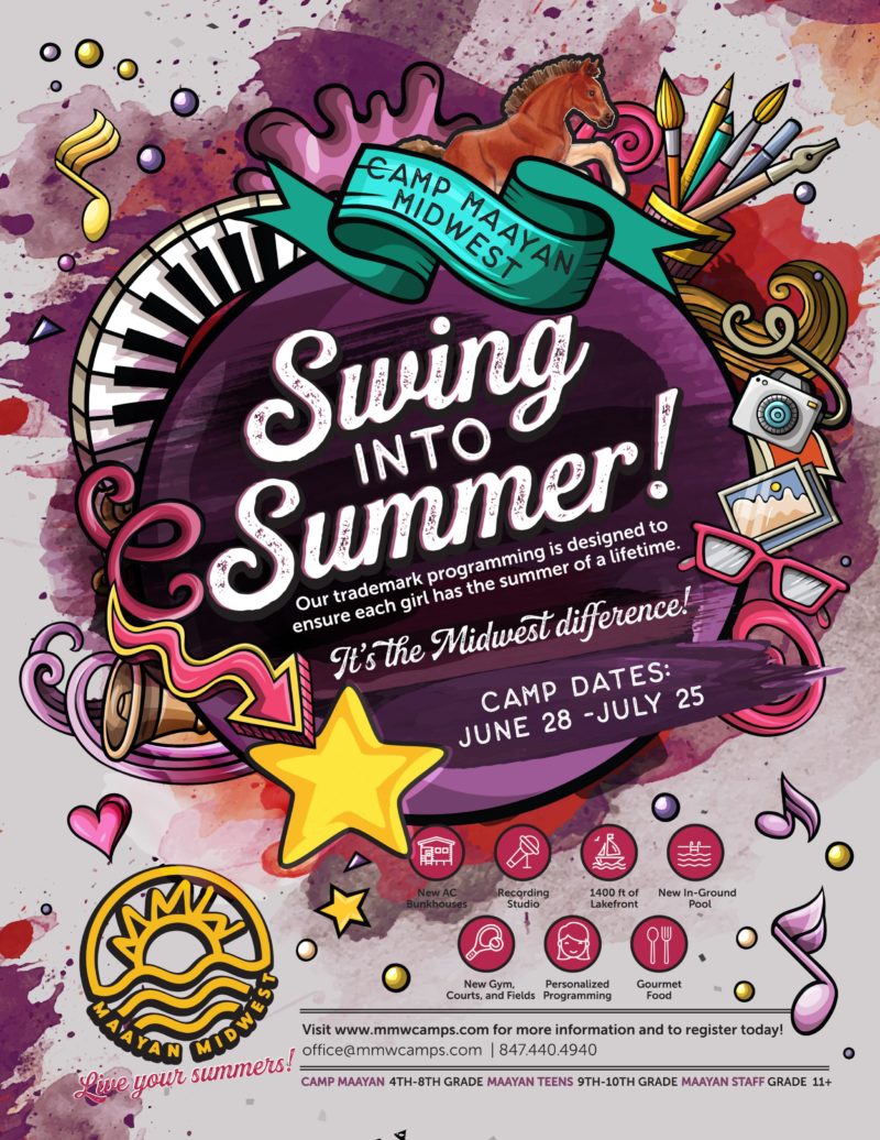 Live Your Summers at Camp Maayan Midwest!
