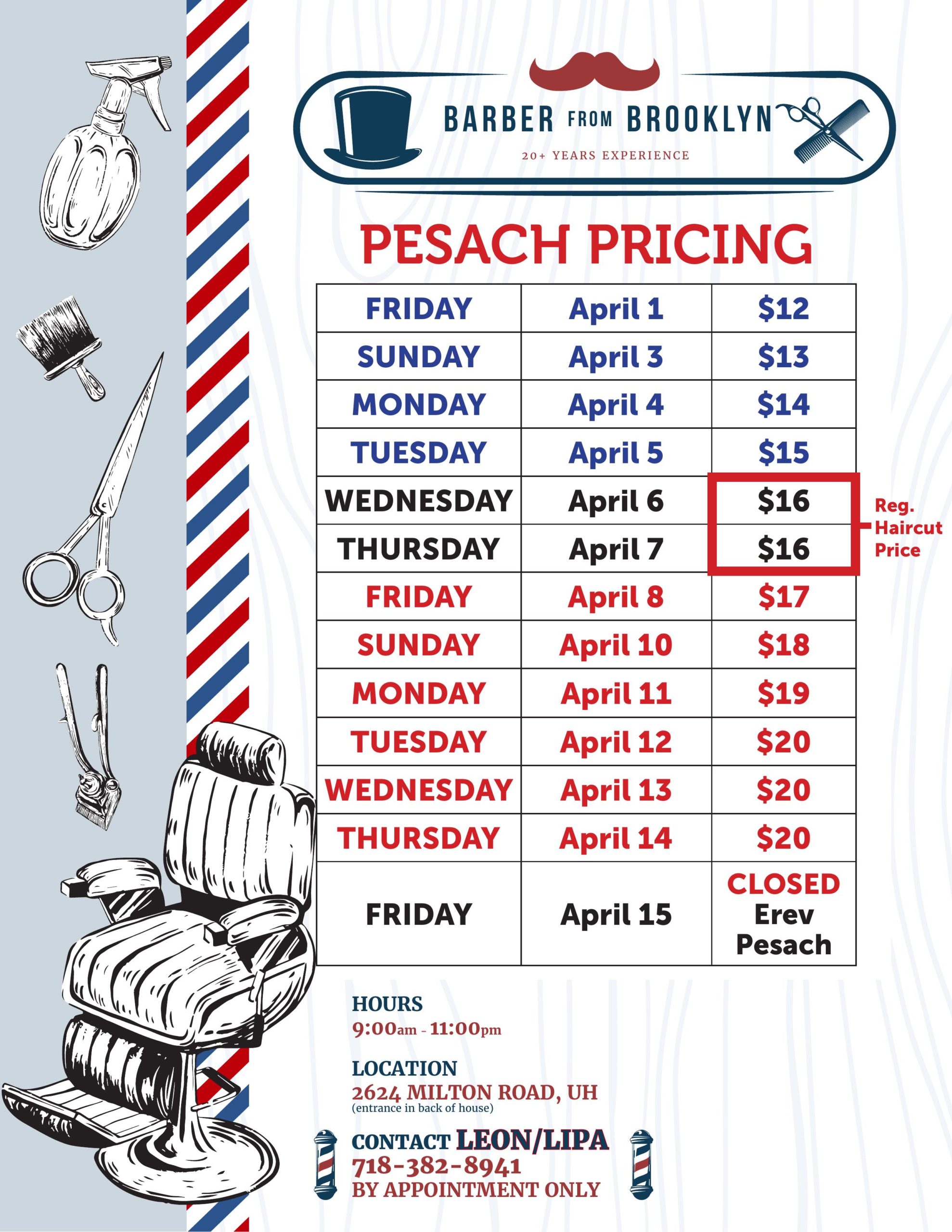 Barber from Brooklyn, Schedule Now!